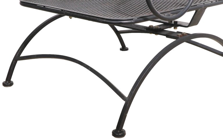 Pr. Wrought Iron Platform Rocking Chairs att. to Woodard c. 1970/1980's ...