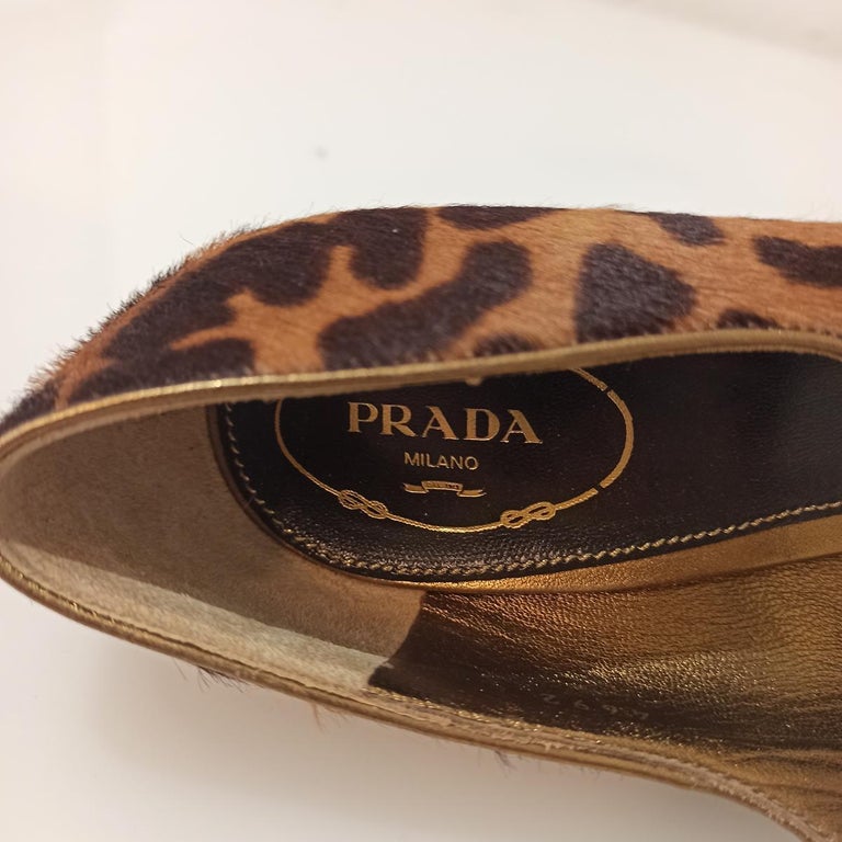 Prada Animalier Shoe IT 39 For Sale at 1stDibs