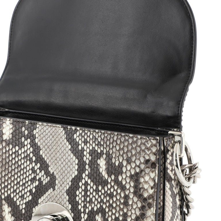 Prada Arcade Chain Crossbody Python And Suede at 1stDibs