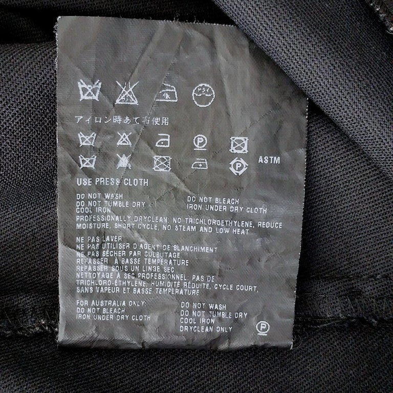 PRADA – Authentic Dark Blue Riding Pants w/ Leather Applications | Size ...