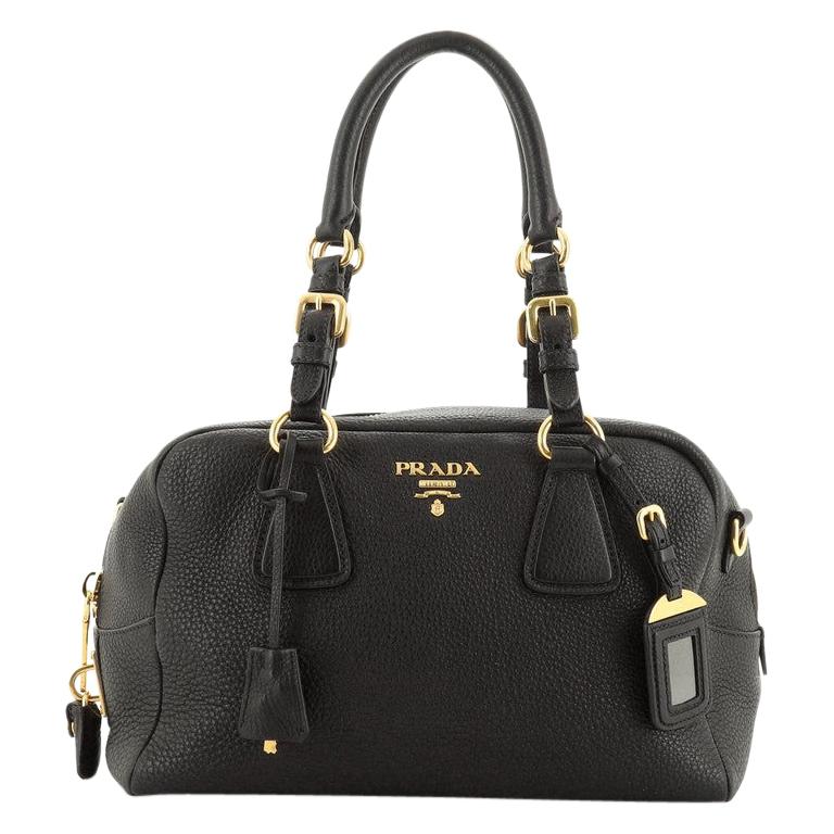 Prada Bauletto Bag Vitello Daino Medium at 1stDibs