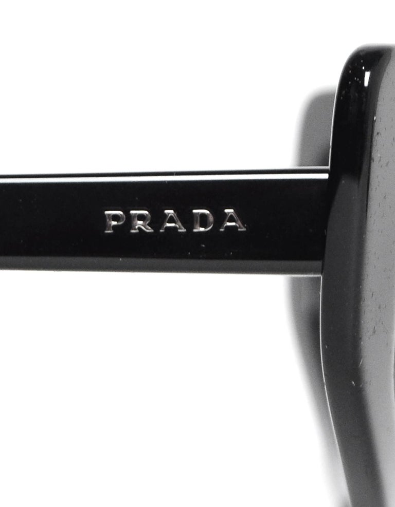Prada Black Millennials 11VS Sunglasses For Sale at 1stDibs | prada pr 11vs