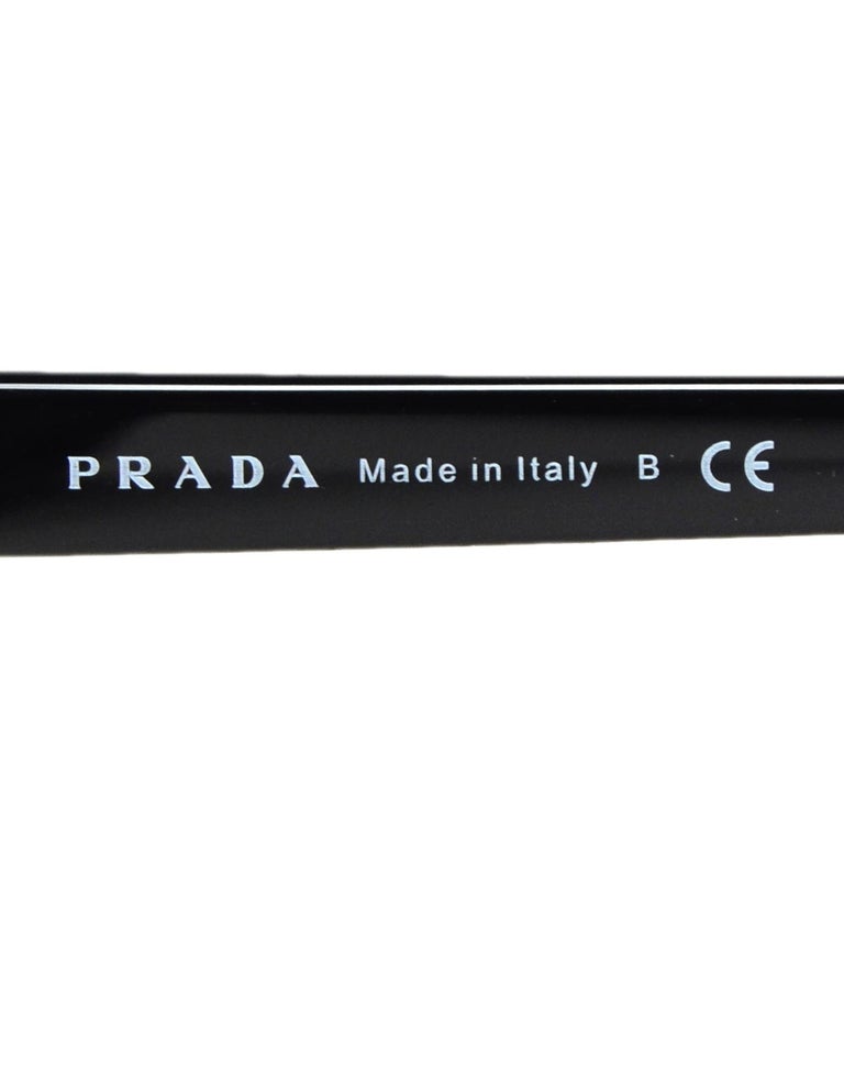 Prada Black Millennials 11VS Sunglasses For Sale at 1stDibs | prada pr 11vs