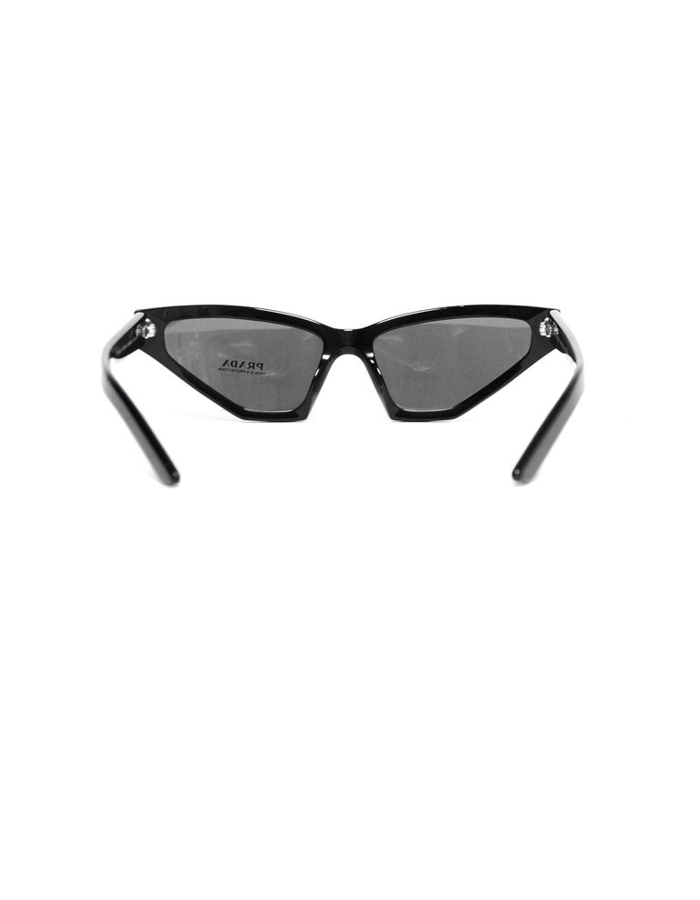 Prada Black Millennials 12VS Sunglasses For Sale at 1stDibs | prada ...
