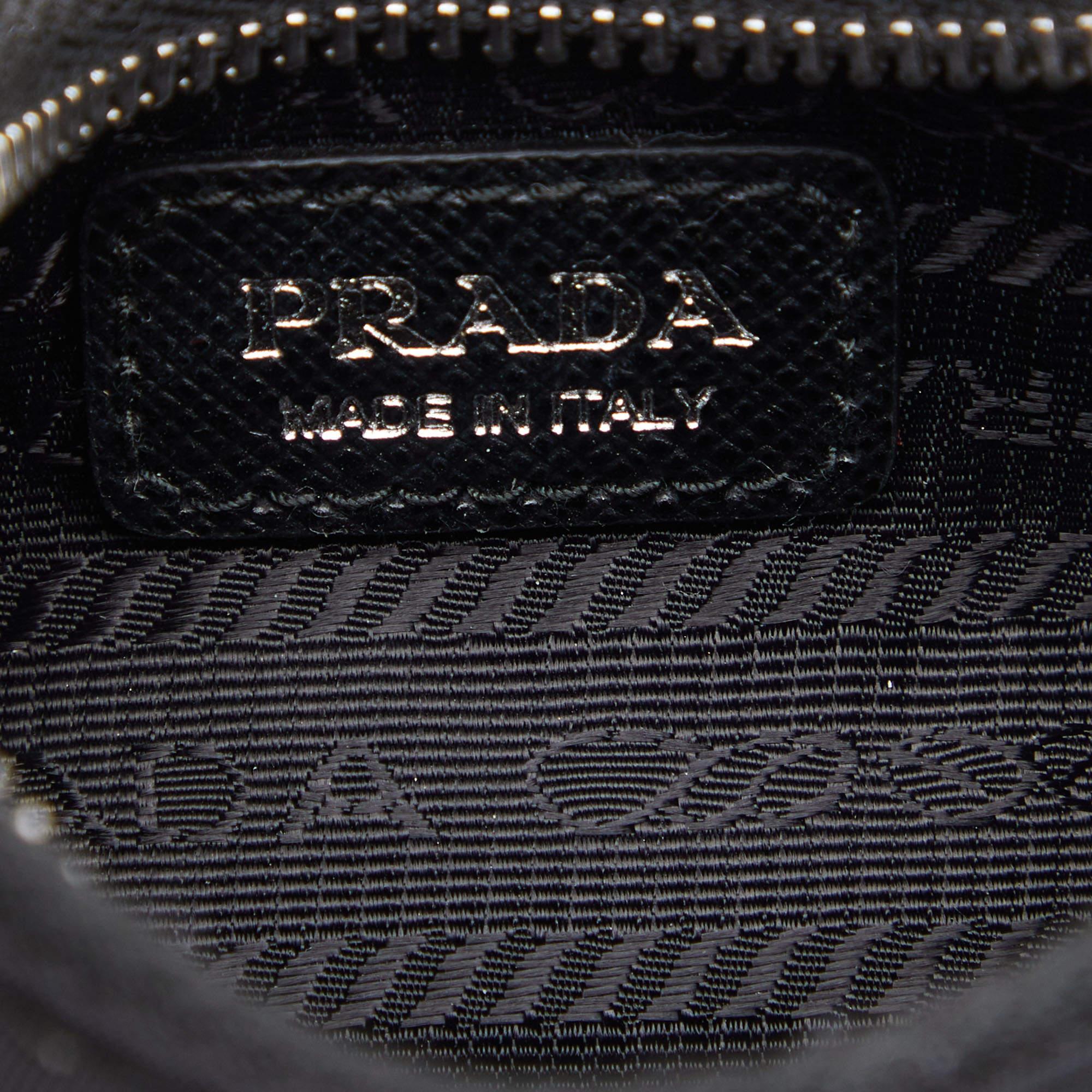 Prada Black Nylon and Leather Mini Re-Edition 2005 Crossbody Bag at 1stDibs