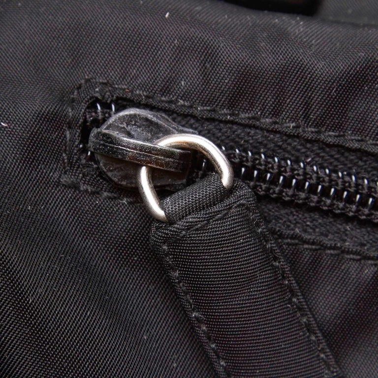 Prada Black Nylon Handbag at 1stDibs