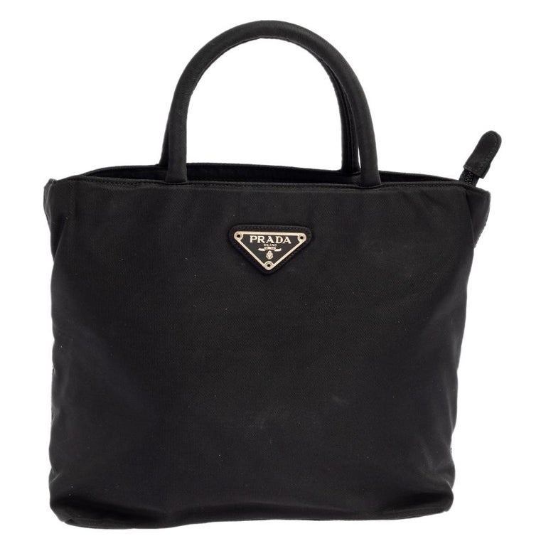 Prada Black Nylon Mini Tote at 1stDibs