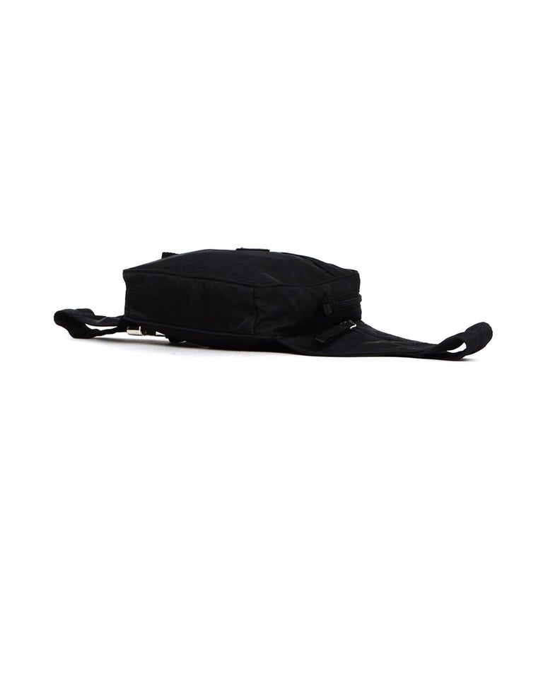 Prada Black Nylon Waist Pouch/Belt Bag For Sale at 1stDibs