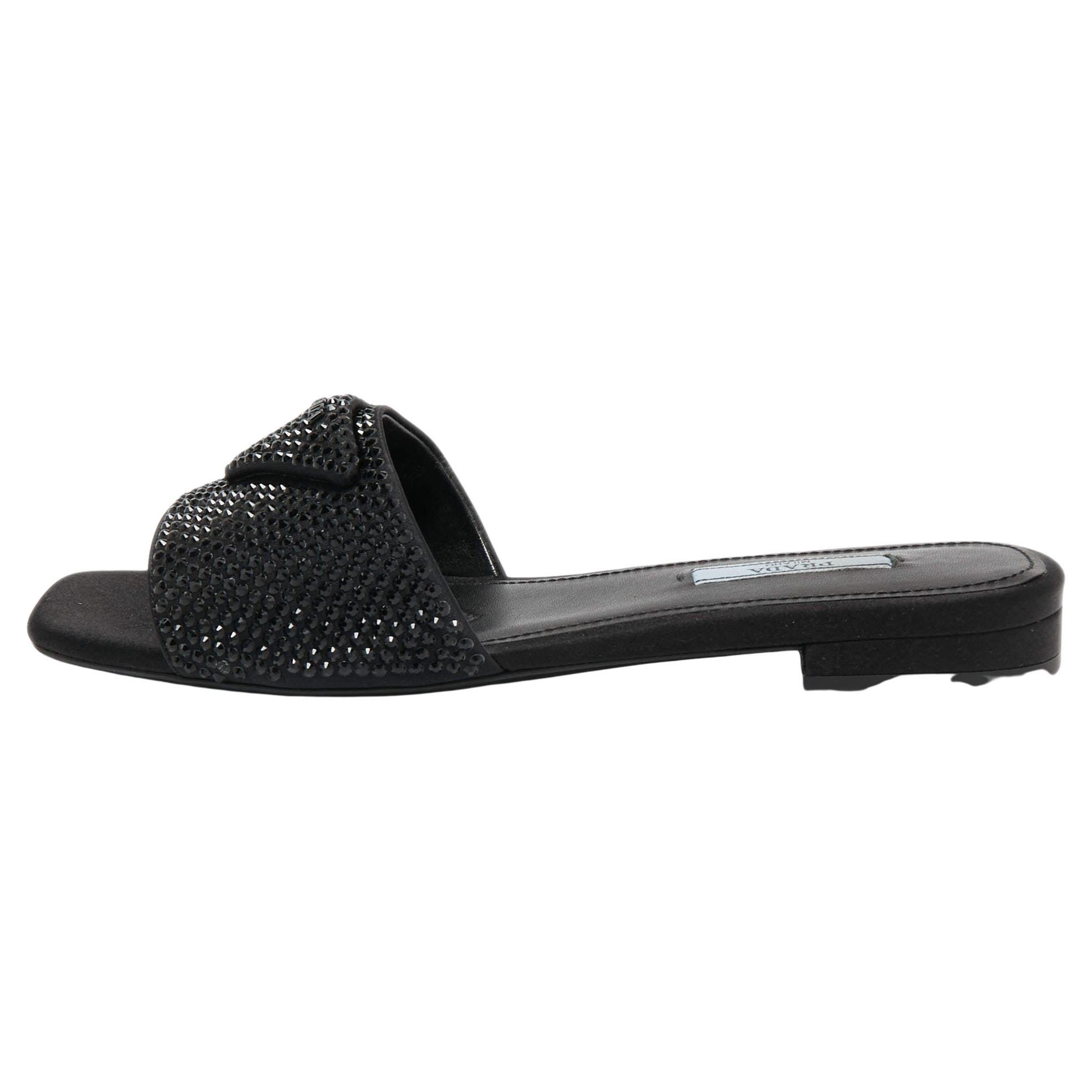 Prada Flat Slides - 2 For Sale on 1stDibs