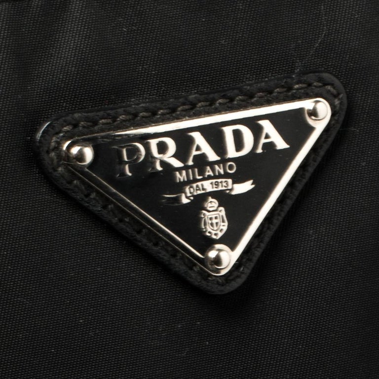 Prada Black Tessuto Nylon Diaper Bag at 1stDibs | prada diaper bag ...