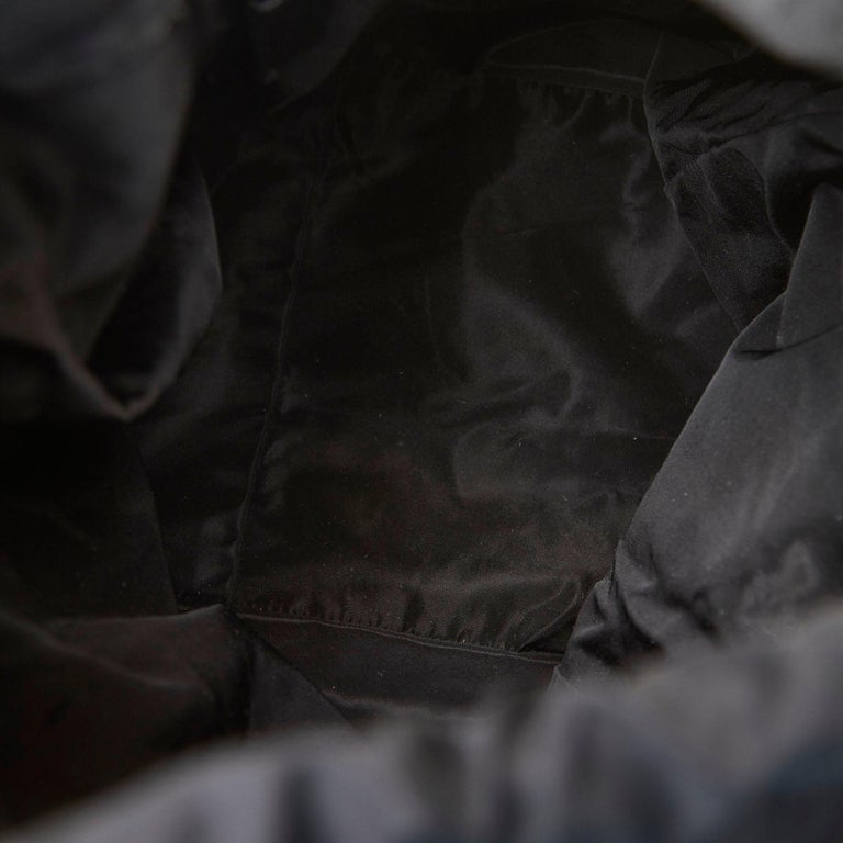 Prada Black Tessuto Nylon Drawstring Shoulder Bag at 1stDibs