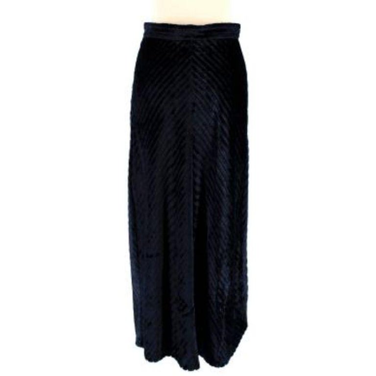 Prada Blue long Skirt For Sale at 1stDibs