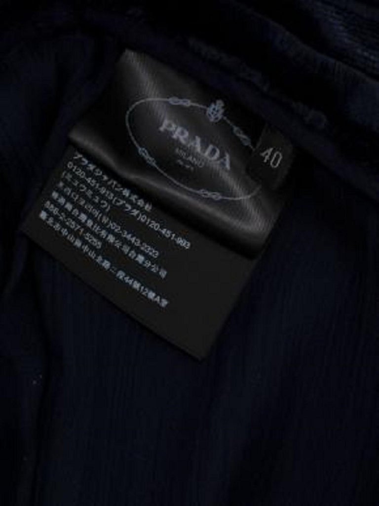 Prada Blue long Skirt For Sale at 1stDibs