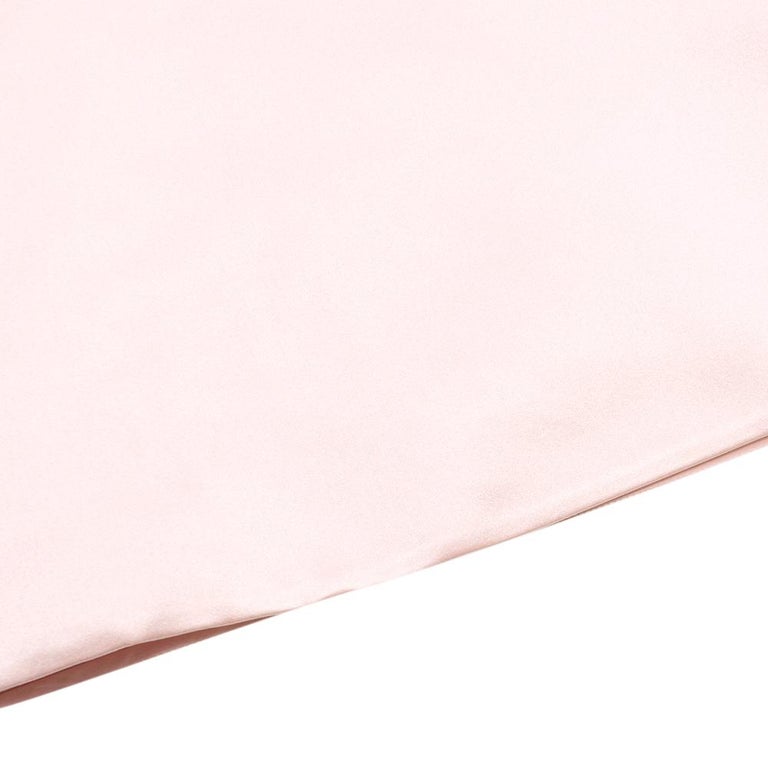 Prada blush silk trapeze pinafore dress XS 36 at 1stDibs