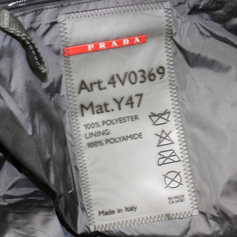 Prada Boston Sports 2way 867765 Black Nylon Shoulder Bag For Sale at 1stDibs