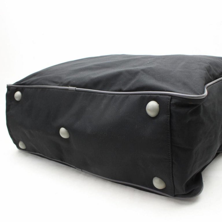 Prada Boston Sports 2way 867765 Black Nylon Shoulder Bag For Sale at 1stDibs