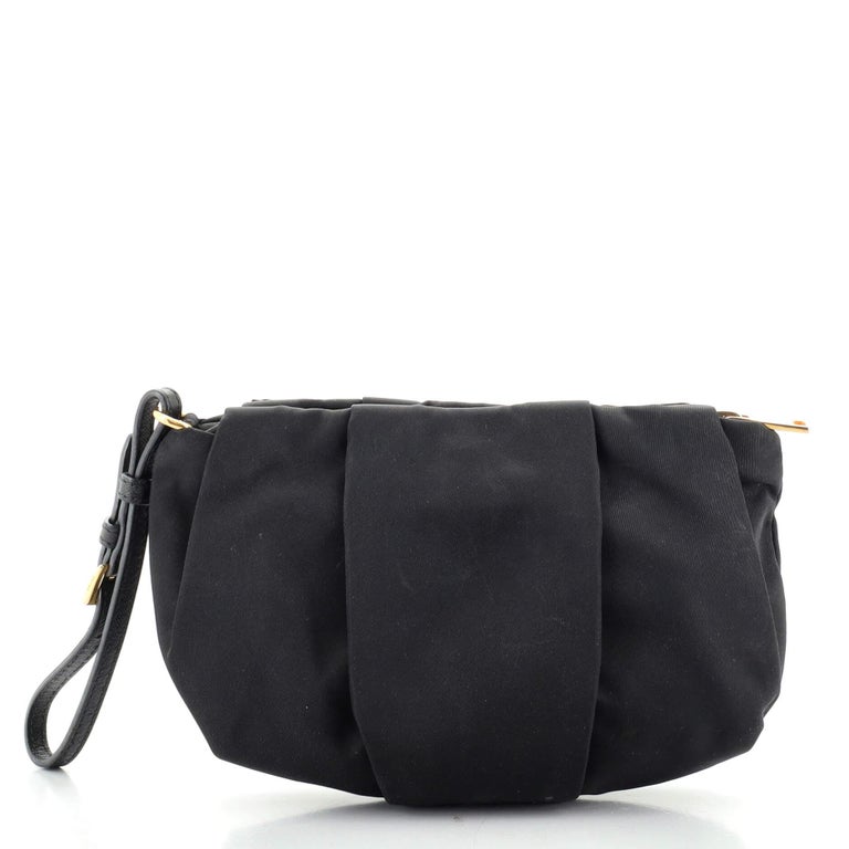 Prada Bow Wristlet Pouch Tessuto Small at 1stDibs