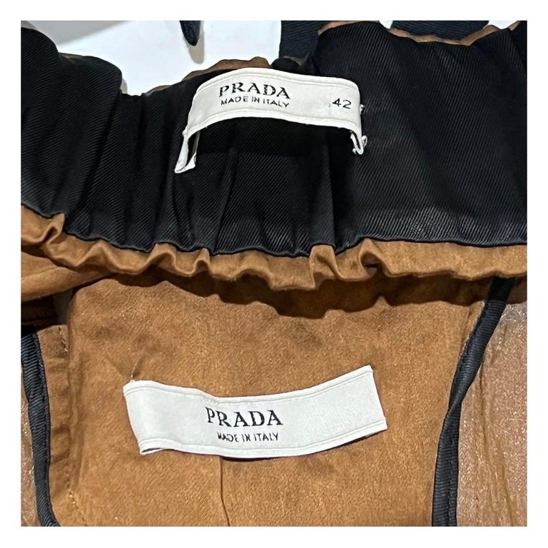 Prada Bronze Bra and Jacket Two-Piece Set SS 2009 For Sale at 1stDibs