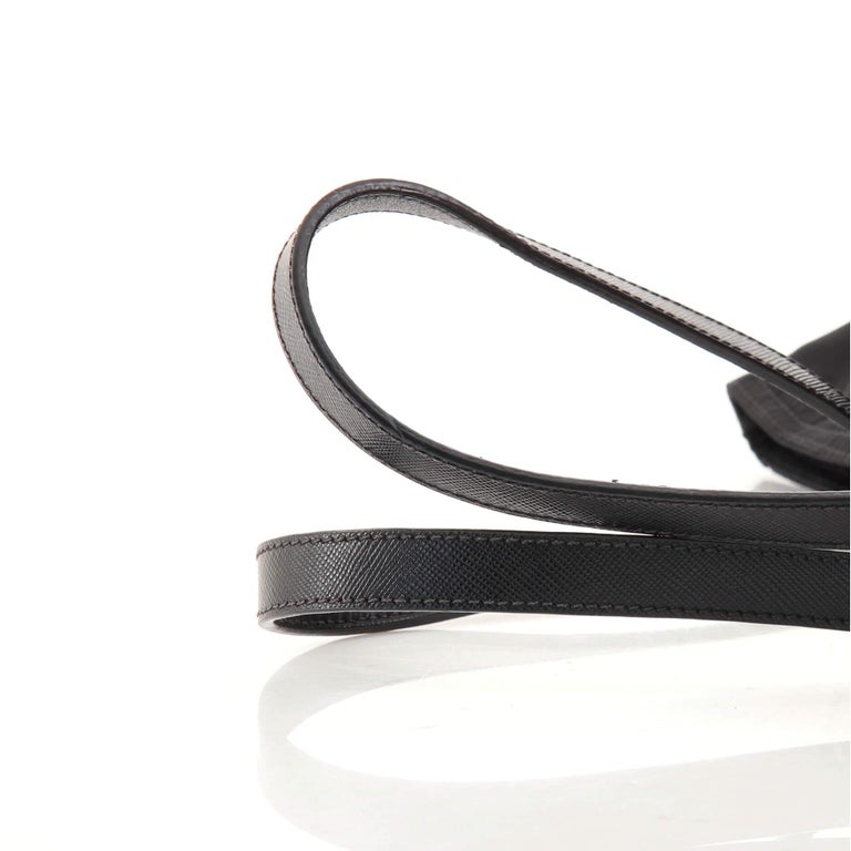 Prada Buckle Pocket Tote Tessuto with Leather at 1stDibs