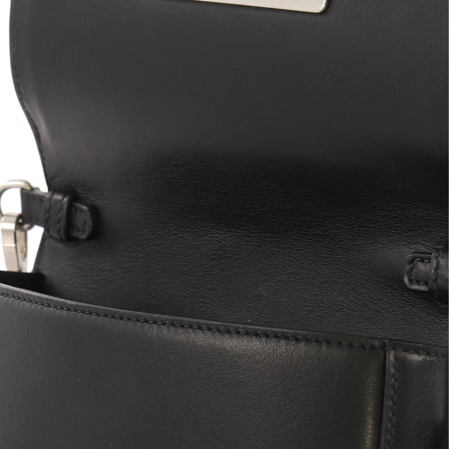 Prada Cahier Belt Bag Studded City Calf with Saffiano Leather Small at 1stDibs