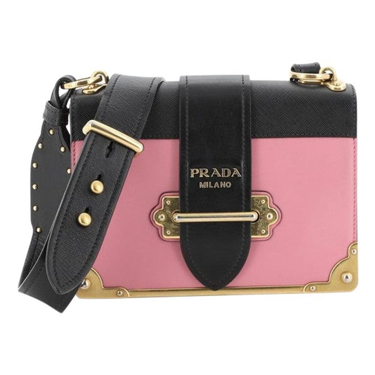 Prada Cahier Crossbody Bag City Calf and Saffiano Small at 1stDibs | prada city calf saffiano ...