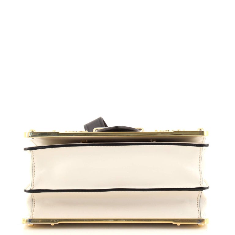 Prada Cahier Crossbody Bag Embellished Leather Small at 1stDibs