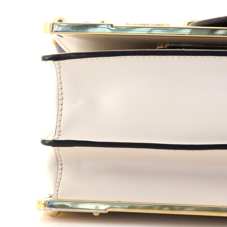 Prada Cahier Crossbody Bag Embellished Leather Small at 1stDibs