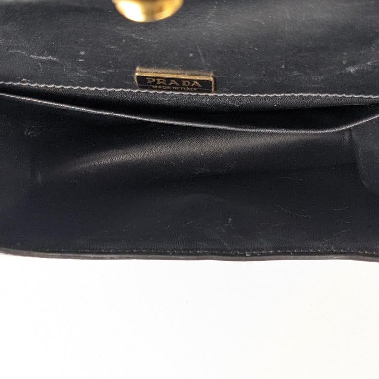 Prada Cahier Lion Cahier Black Crossbody Bag For Sale at 1stDibs