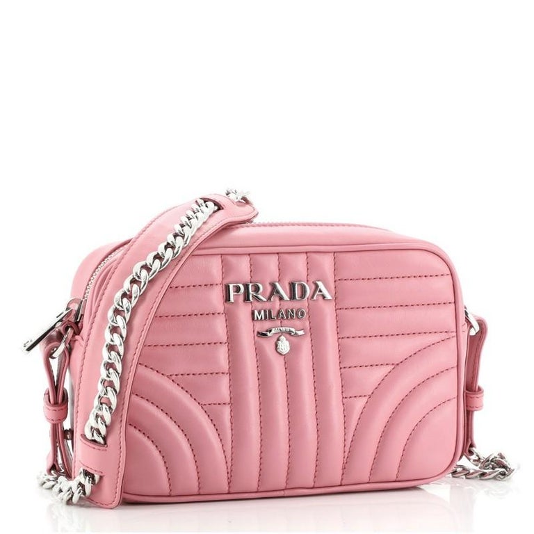 Prada Camera Bag Diagramme Quilted Leather Mini at 1stDibs