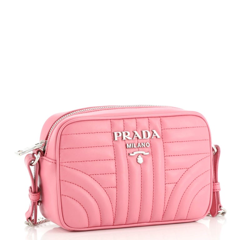 Prada Camera Bag Diagramme Quilted Leather Mini For Sale at 1stDibs
