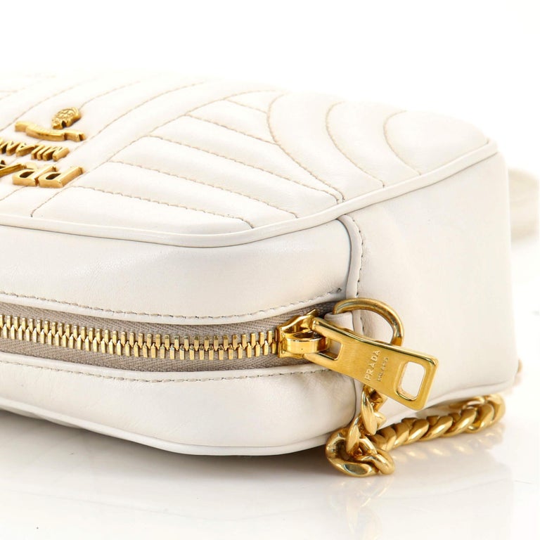 Prada Camera Bag Diagramme Quilted Leather Mini at 1stDibs