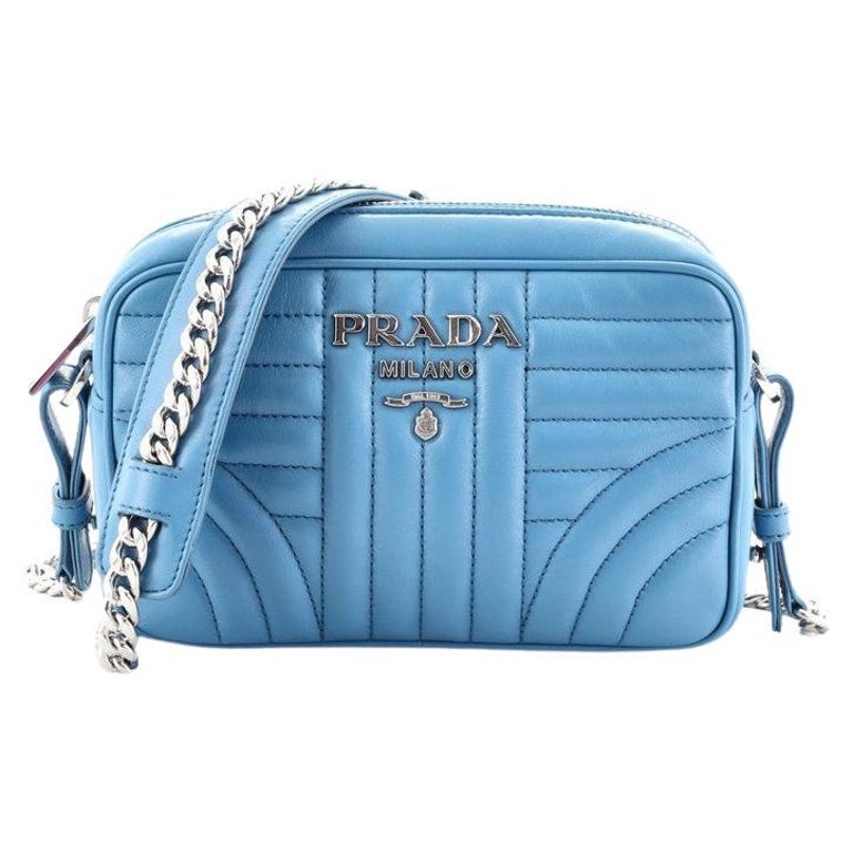 Prada Camera Bag Diagramme Quilted Leather Mini at 1stDibs