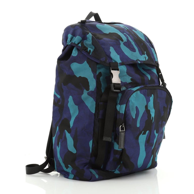 Prada Camouflage Backpack Tessuto Large at 1stDibs