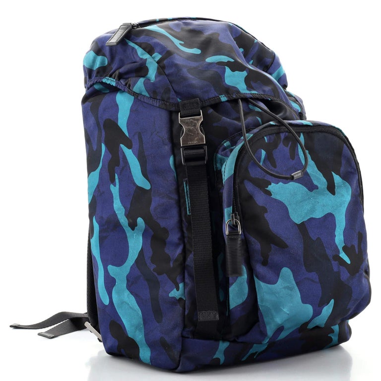Prada Camouflage Backpack Tessuto Large at 1stDibs