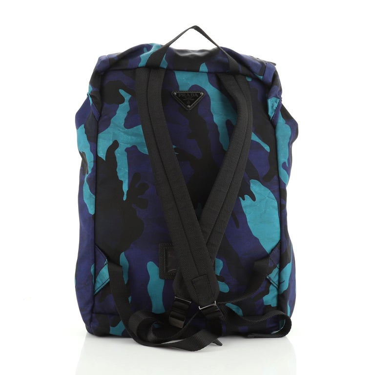 Prada Camouflage Backpack Tessuto Large at 1stDibs