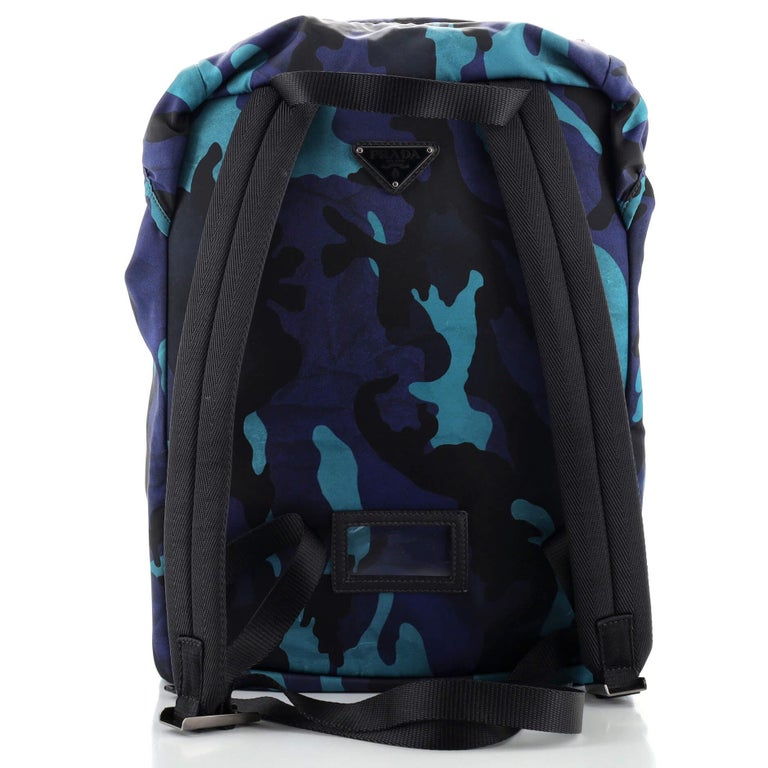 Prada Camouflage Backpack Tessuto Large at 1stDibs