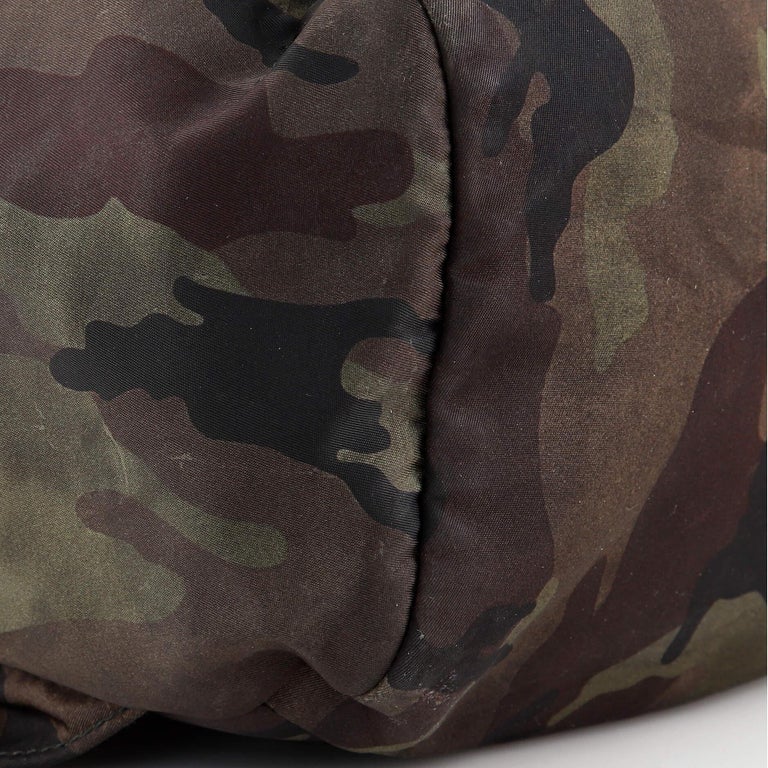 Prada Camouflage Backpack Tessuto Large For Sale at 1stDibs