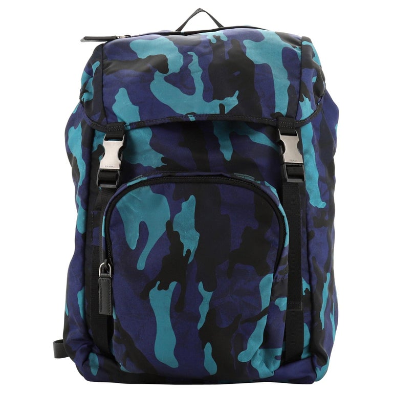 Prada Camouflage Backpack Tessuto Large at 1stDibs