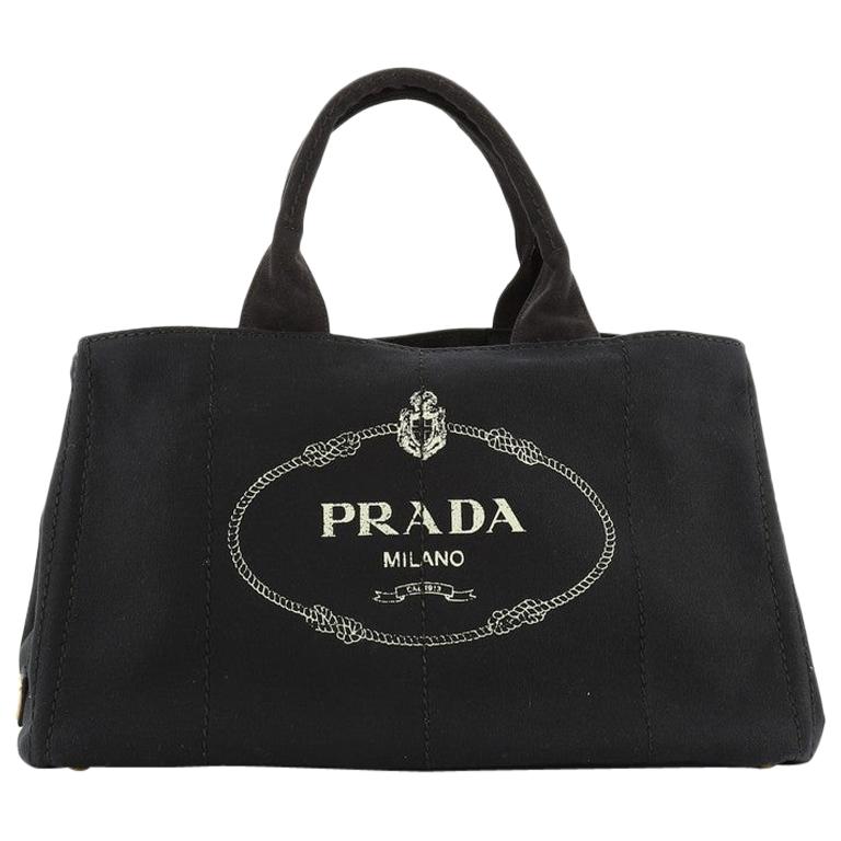 Prada Canapa Tote Canvas Large at 1stDibs