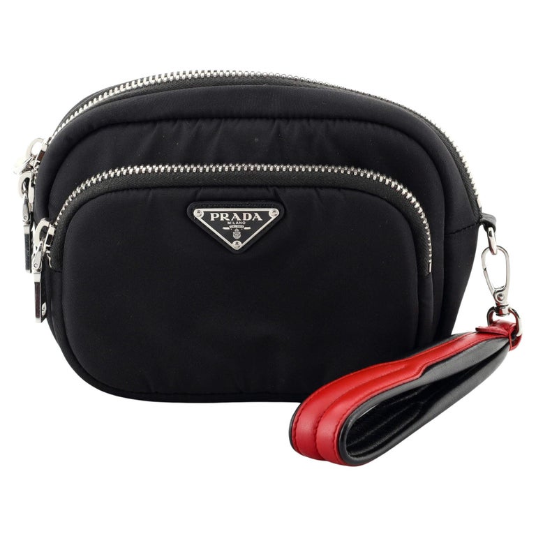 Prada Cargo Zip Pouch Nylon Small at 1stDibs