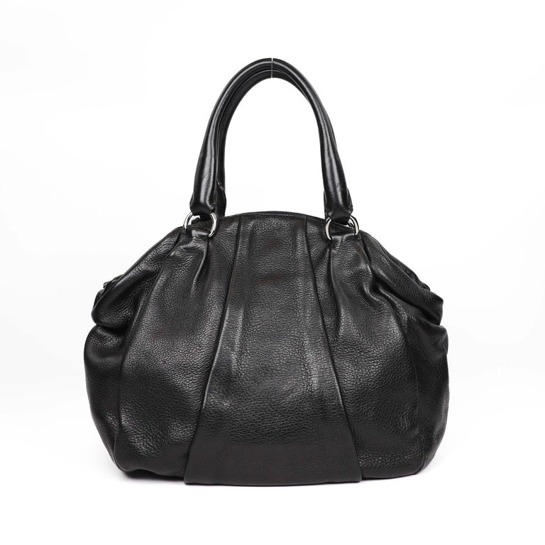 Prada Cervo Antik Leather handbag For Sale at 1stDibs