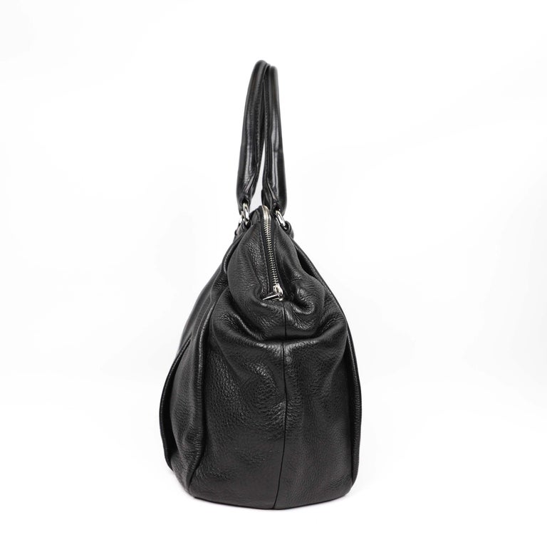 Prada Cervo Antik Leather handbag For Sale at 1stDibs