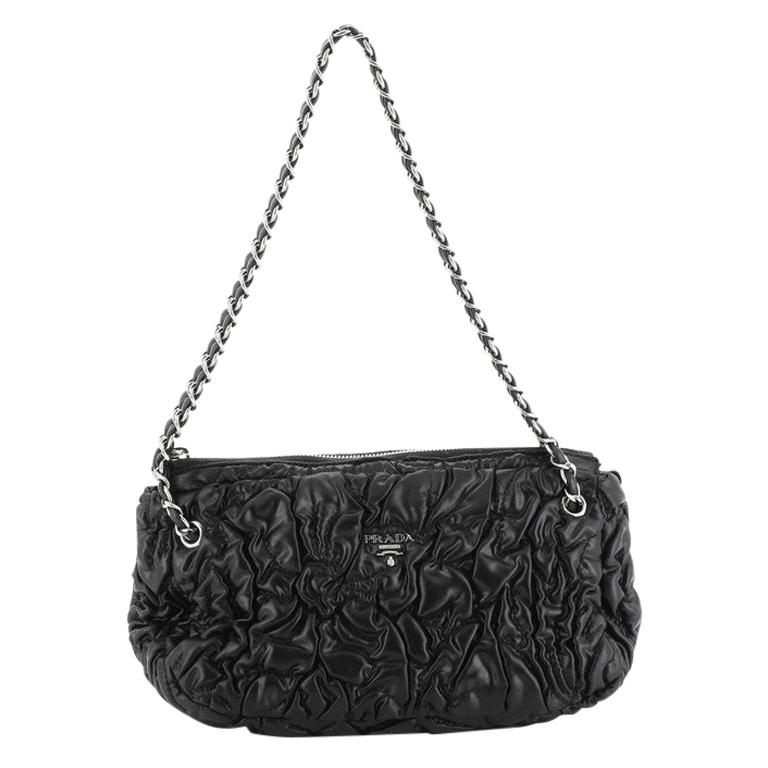 Prada Ruched Bag - For Sale on 1stDibs | ruched prada bag, prada ruched ...