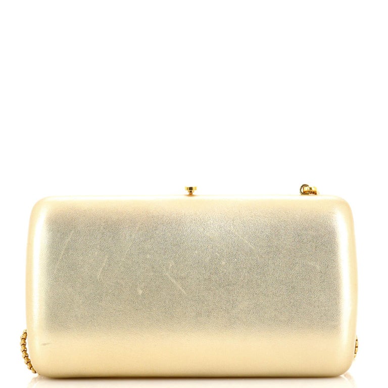 Prada Classic Box Clutch Leather at 1stDibs