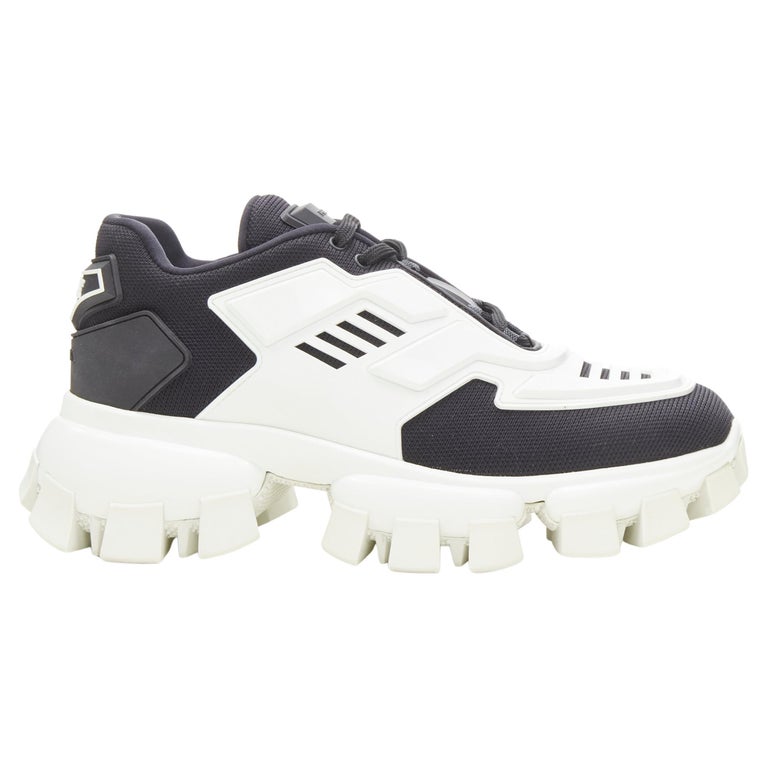 PRADA Cloudbust Thunder black white lug sole chunky sneaker EU37.5 For ...