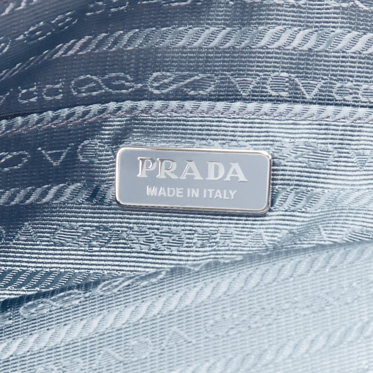 PRADA Comic Book Print leather top zip pouch sports strap crossbody bag ...