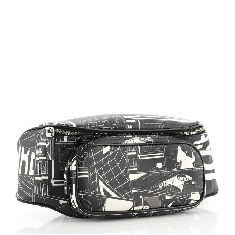 Prada Comic Waist Bag Printed Leather at 1stDibs