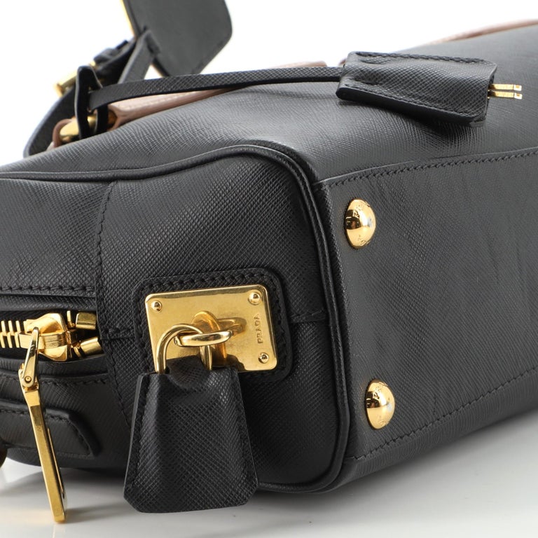 Prada Convertible Boston Bag Saffiano Leather Medium at 1stDibs