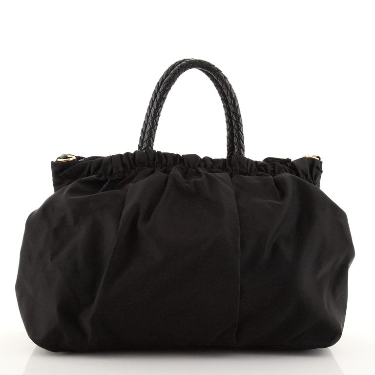 Prada Convertible Bow Tote Tessuto Medium at 1stDibs