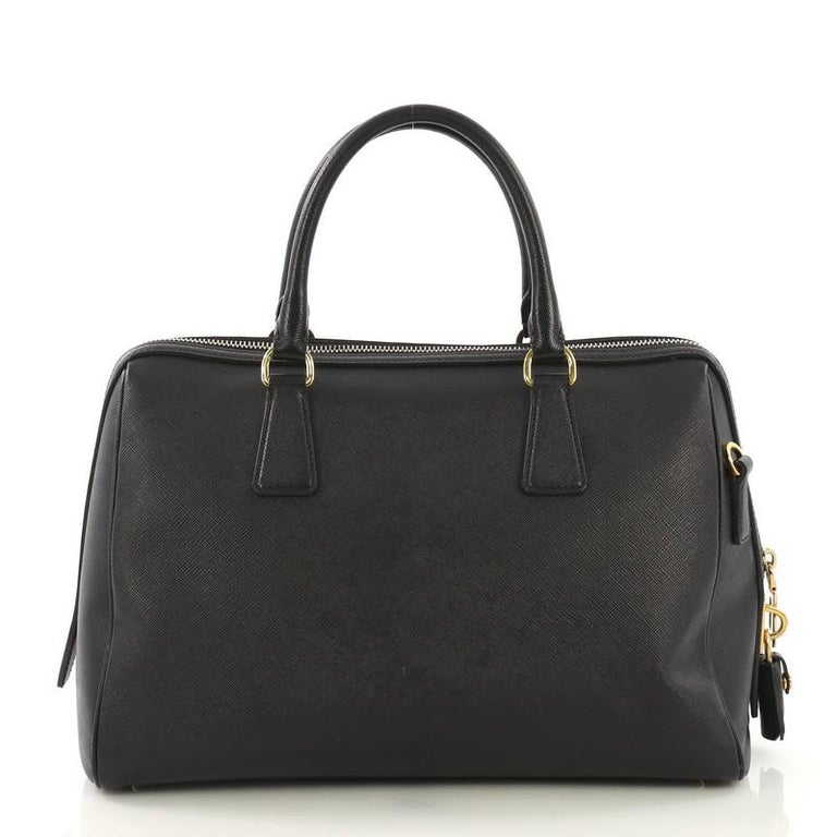 Prada Convertible Bowler Bag Saffiano Leather Medium at 1stDibs